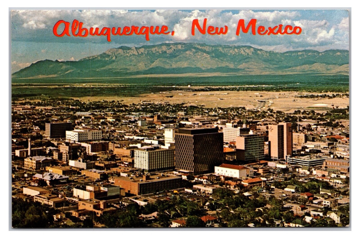 Posters Of Albuquerque Nm Skyline Albuquerque, New Mexico Abstract