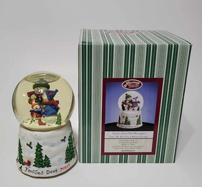 San Francisco Music Box Company Families Don’t Melt Snowman Christmas ...