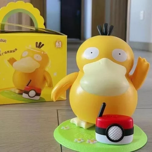 2023 Dancing Psyduck toy Duck square dance music box Action Figure ...