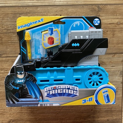 Fisher-Price Imaginext DC Super Friends Batman Bat-Tech Tank Figure Set ...