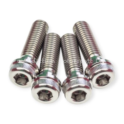 4x Titanium Front Fork Pinch Screws Bolts M8x30mm for Ducati Panigale ...