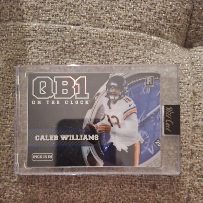 Caleb Williams Wild Card QB1 On The Clock Pick Is In OCW-CW3 RC ROOKIE ...