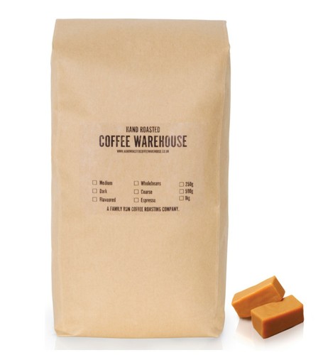 Sticky Toffee Flavoured Coffee 100% Arabica Beans Freshly Roasted in UK ...