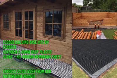 SUMMER HOUSE BASE GRIDS +MEMBRANE - SHED BASE GREENHOUSE BASE FLOOR LOG ...