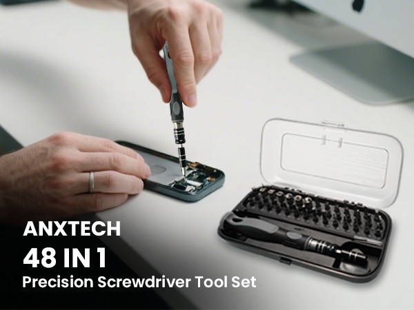 48 in 1 Mini Precision Screwdriver Set Magnetic Screwdriver Repair Tool ...