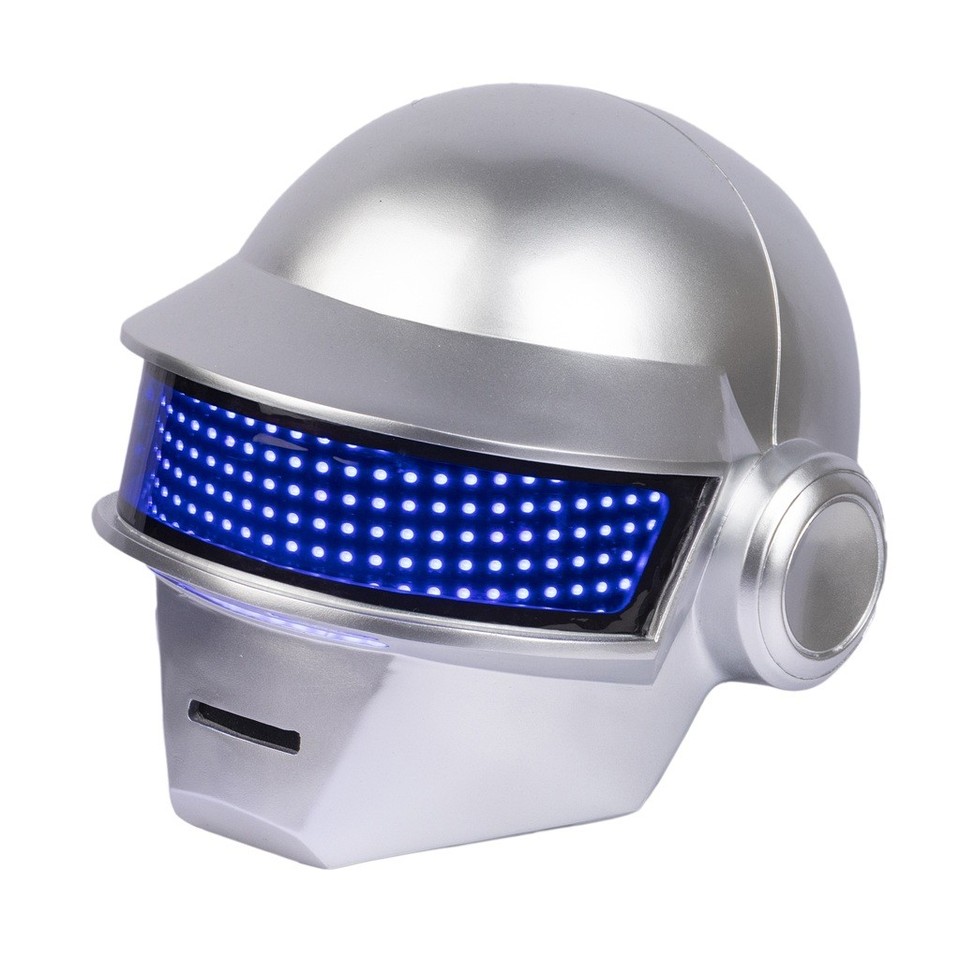Daft Punk Helmet LED Lighted Thomas Bangalter Cosplay Mask Props Resin ...