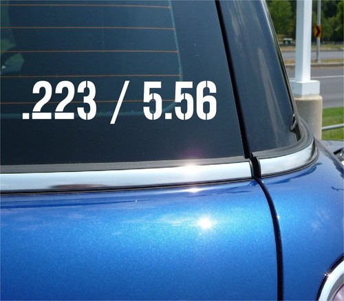 .223 / 5.56 VINYL DECAL STICKER FOR AMMO CAN BULLET BOX SHELL CALIBER ...