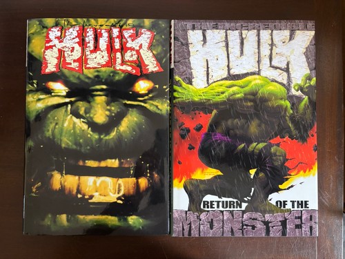 Incredible Hulk by Bruce Jones Vol 1 & Vol 2 HC NM DELUXE HARDCOVER SET ...