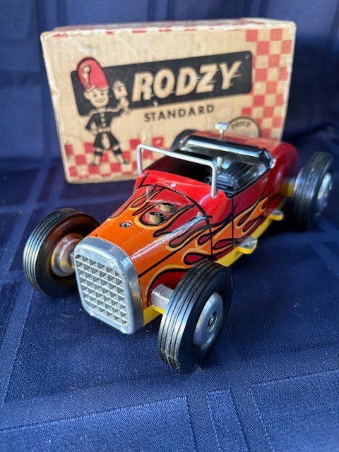 Vintage Rodzy Gas Powered Tether Race Car Custom Paint with Box TD ...