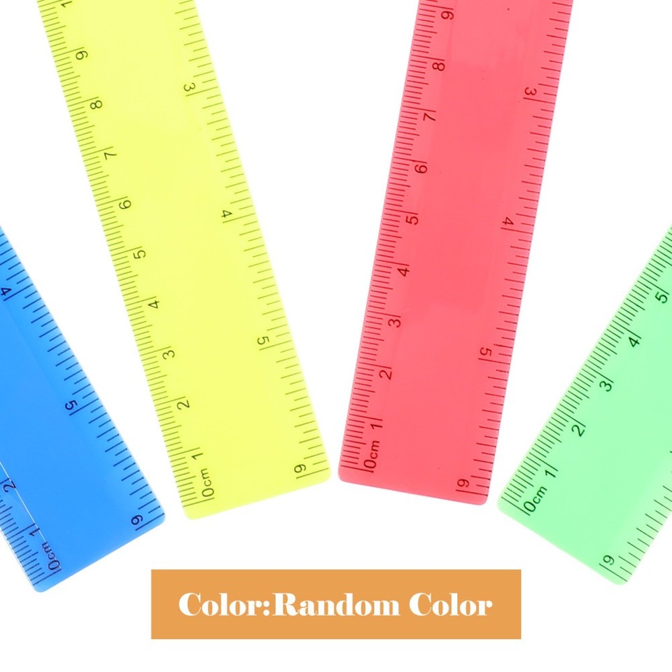 20 Pcs Scale Ruler Students Measuring Rulers Portable Journaling | eBay ...