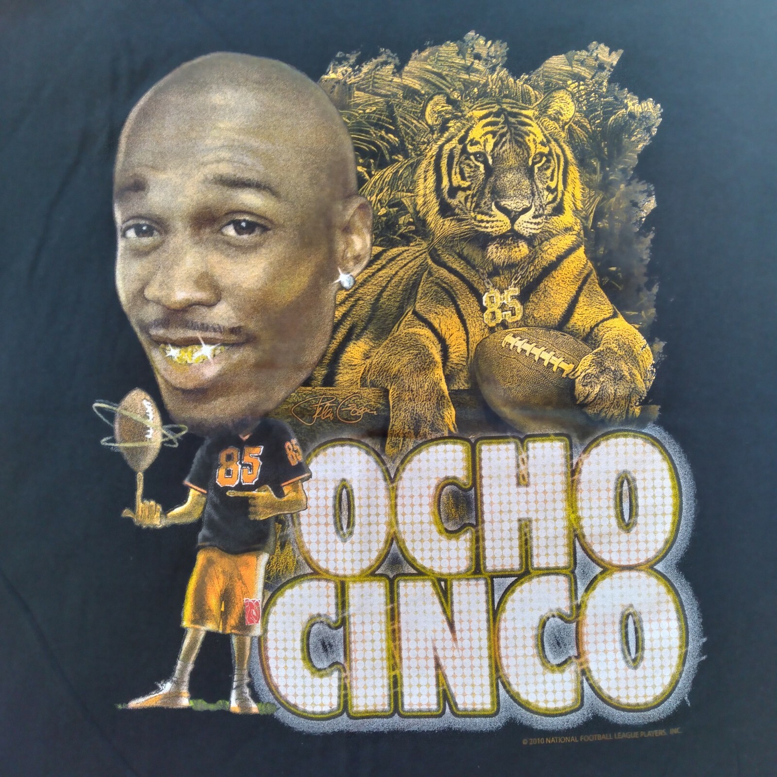 Vintage Chad Johnson “Ocho Cinco” Bengals NFL T-Shirt Brand New NWOT ...