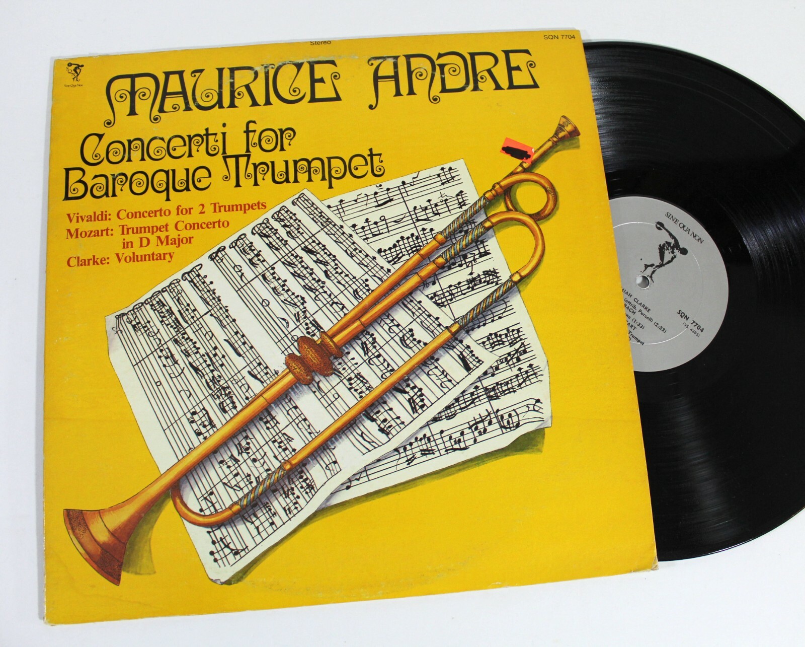 Maurice Andre - Concerti for Baroque Trumpet - LP - Sine Qua Non - NM ...