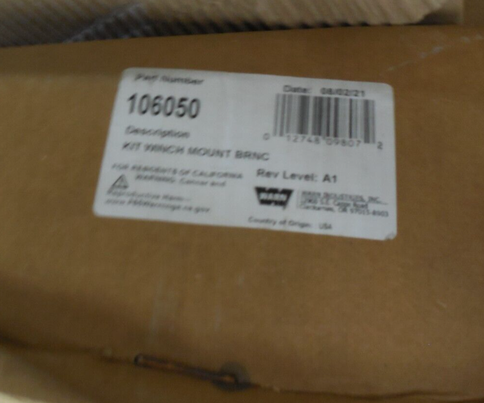 2021-2024 Ford Bronco Warn Performance Winch Kit M1821B | M-1821-B ...