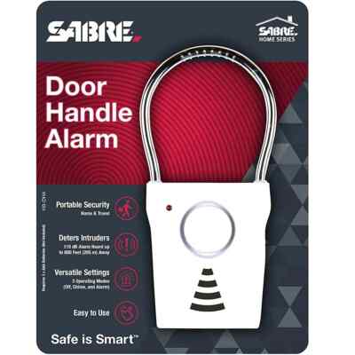 Sabre Door Handle Alarm Loud Siren Wireless Home Security Safety ...