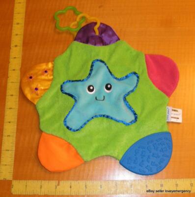 Tomy First Years Star fish Sensory Teether Security Blanket Lovey | eBay