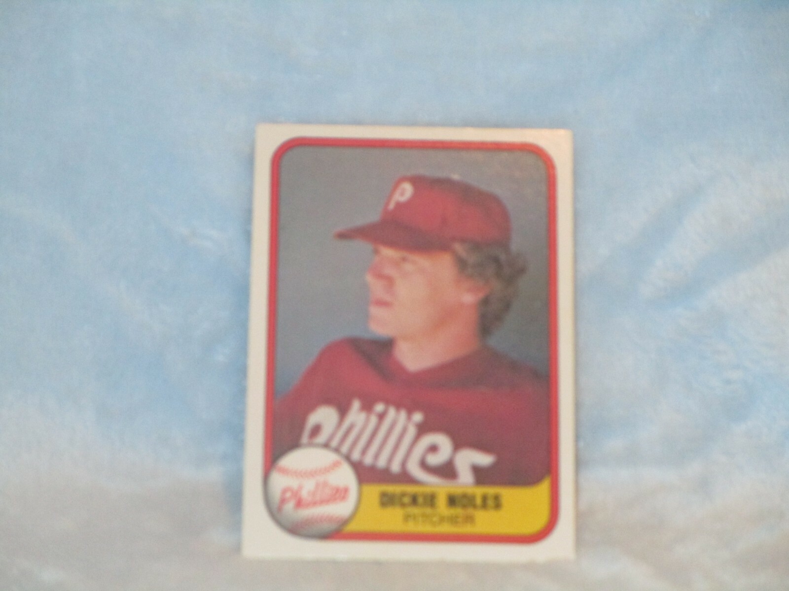 Dickie Noles Philadelphia Phillies Pitcher, Fleer 1981 #12 | eBay
