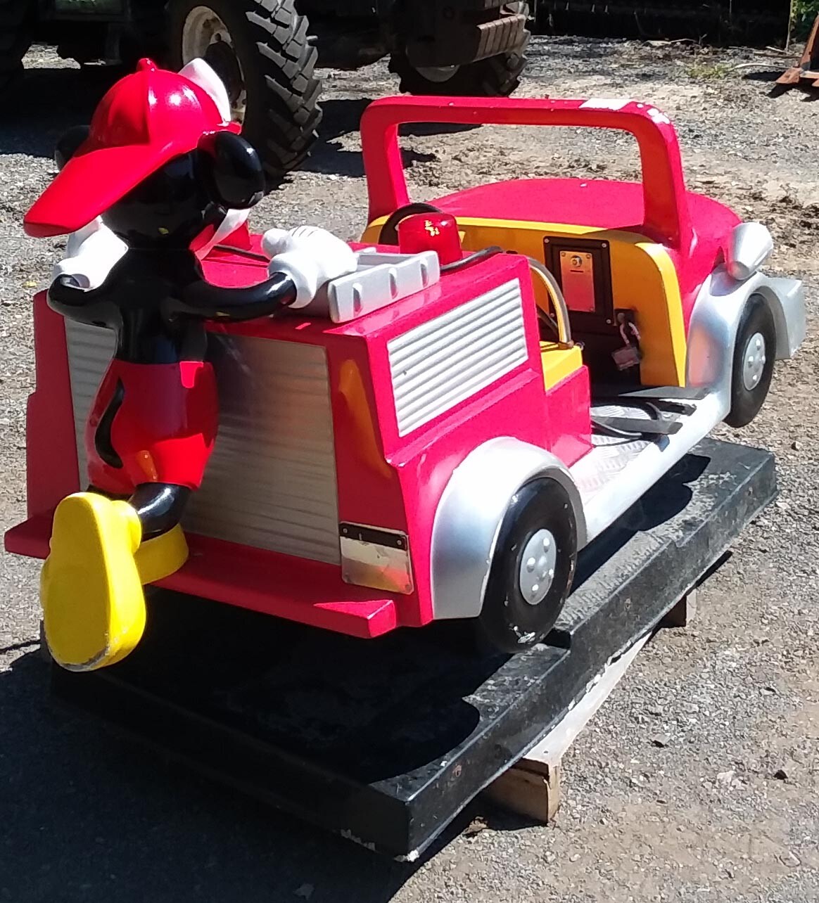 Coin Operated Kiddie Ride - Mickey Mouse- with Sound Working-Licensed ...