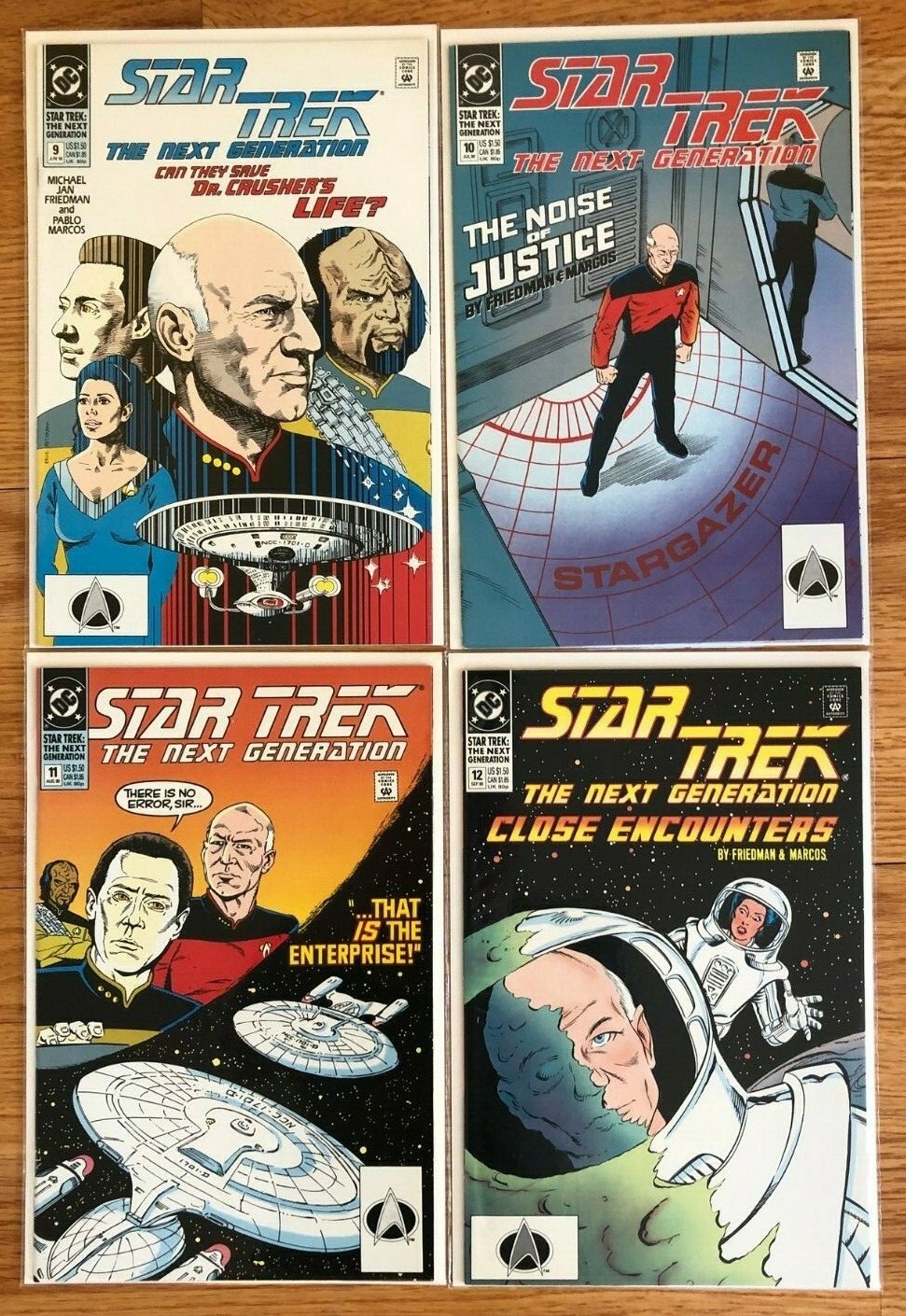 Star Trek: The Next Generation 1990 #9-12 (Pablo Marcos) DC Comics TNG ...
