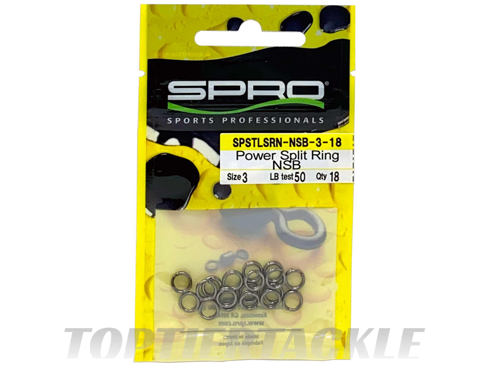 SPRO Power Split Rings NSB Black - Select Size/Quantity | eBay