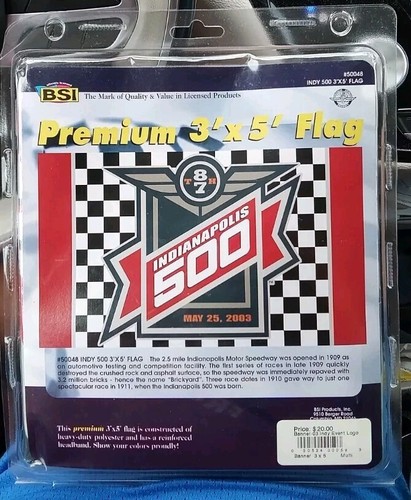 2003 Indianapolis 500 87th Running Event Collector Banners 3' x 5' Flag ...