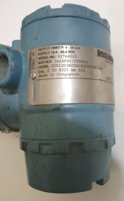 Instrumentation - Rosemount Transmitter