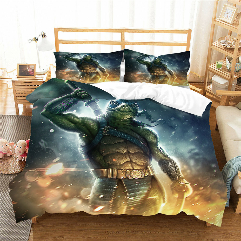 Ninja Turtle Comforter Set Queen Mutant Ninja Turtle Squad Velveteen