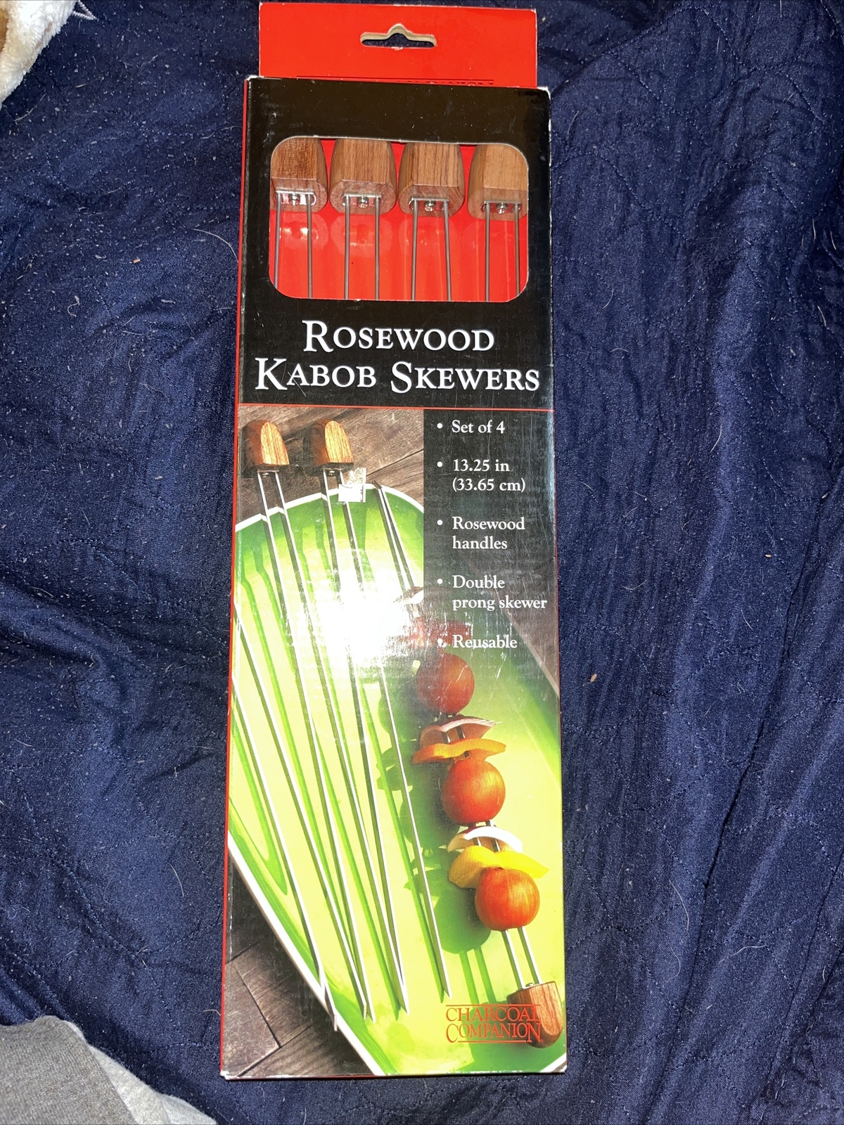 Wood Kabob Skewers - Set with 4 skewers New | eBay