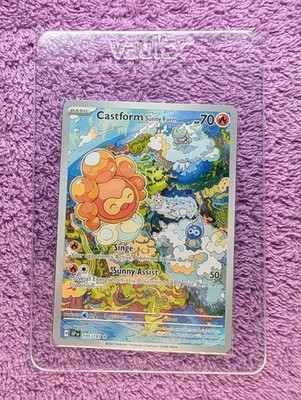 Castform Sunny Form 195/191 Illustration Rare Surging Sparks Full Art ...