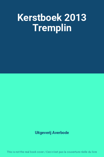 Kerstboek 2013 Tremplin, Uitgeverij Averbode | eBay