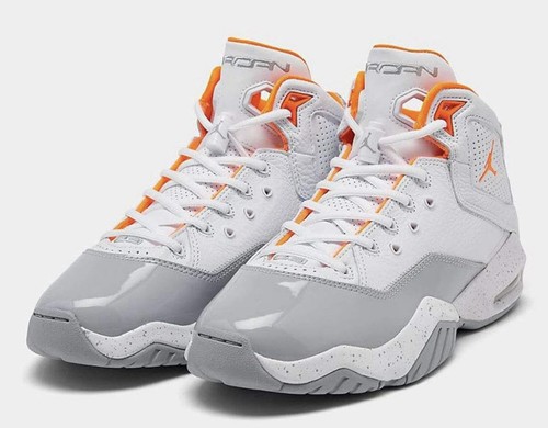 Nike Air Jordan B'Loyal White Orange Grey Basketball Shoes 315317-118 ...