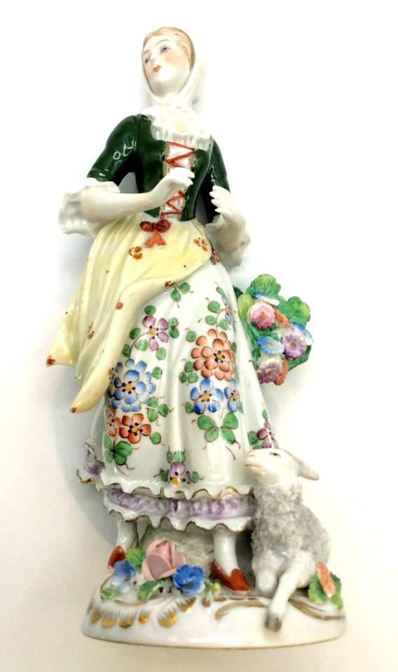 Vintage figurines - Sitzendorf Shepherd and Shepherdess in excellent ...