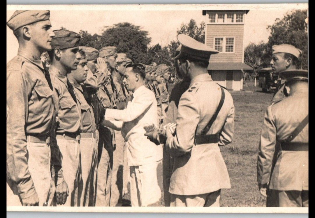 CUBAN MILITARY COL JAIME MARINE PINS AIR FORCE PILOTS CUBA 1950s PHOTO ...