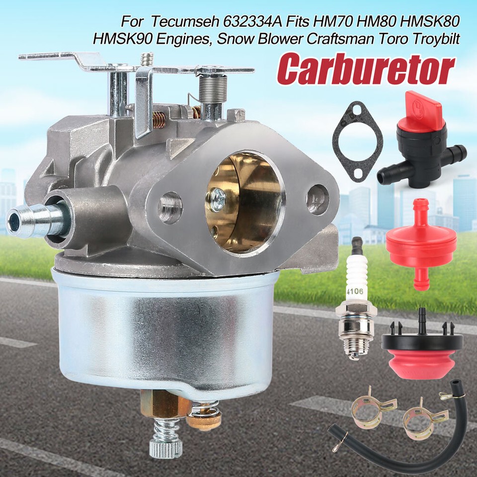 New 632334A 632370A Carburetor For Tecumseh 632110 632111 632334 632370 ...