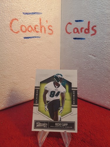 2010 Classics Rookie Ricky Sapp #/999 Philadelphia Eagles | eBay