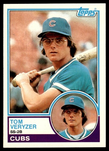 1983 Topps Traded Tom Veryzer Chicago Cubs #121T | eBay