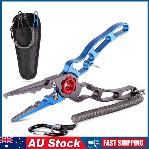 Pliers Scissors Portable Line Lure Cutter Tongs Fishing Tools (Blue ...