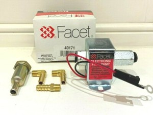 FACET Electric Solid State Fuel Pump 2-3.5 psi 40171 + 8mm Filter ...