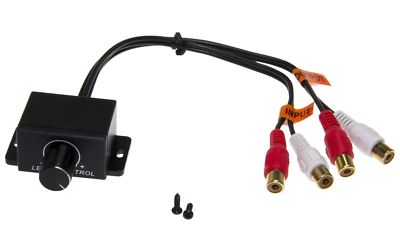 Bass Sound Steuerung Adapter control Cinch Car Auto Radio Audio Pegel ...