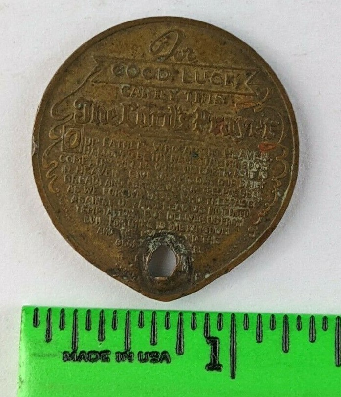 Vintage 1940s B. Ward Beams Daredevils Bus Car Thrill Show Brass Coin ...