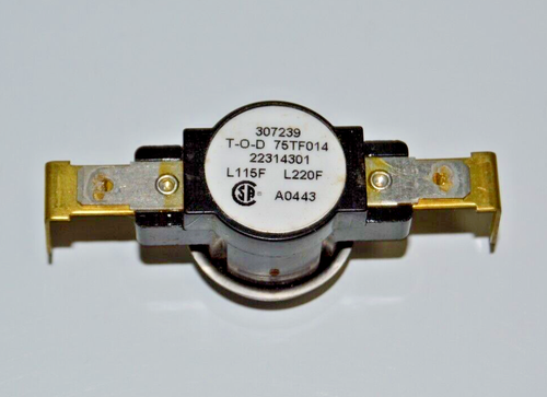 Emerson T-O-D Thermal Limit Switch 307239 22314301 75TF014 L-115F L ...