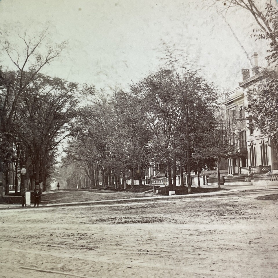 State Street Portland Maine Stereoview Augustus Robinson Antique c1870s ...