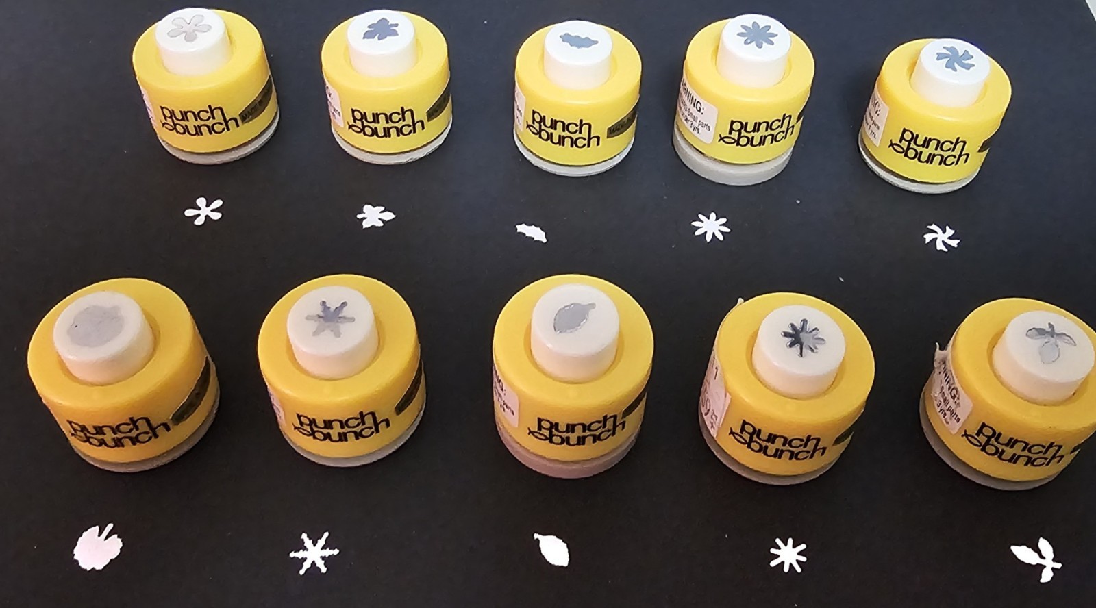 Paper Punches- Scrapbooking-Punch Bunch Punches- Lot of 10 MISC Punches ...