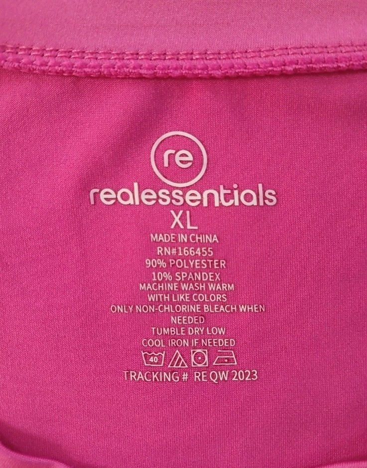 real essentials Hot Ping Cropped Tee Size X-Large | eBay