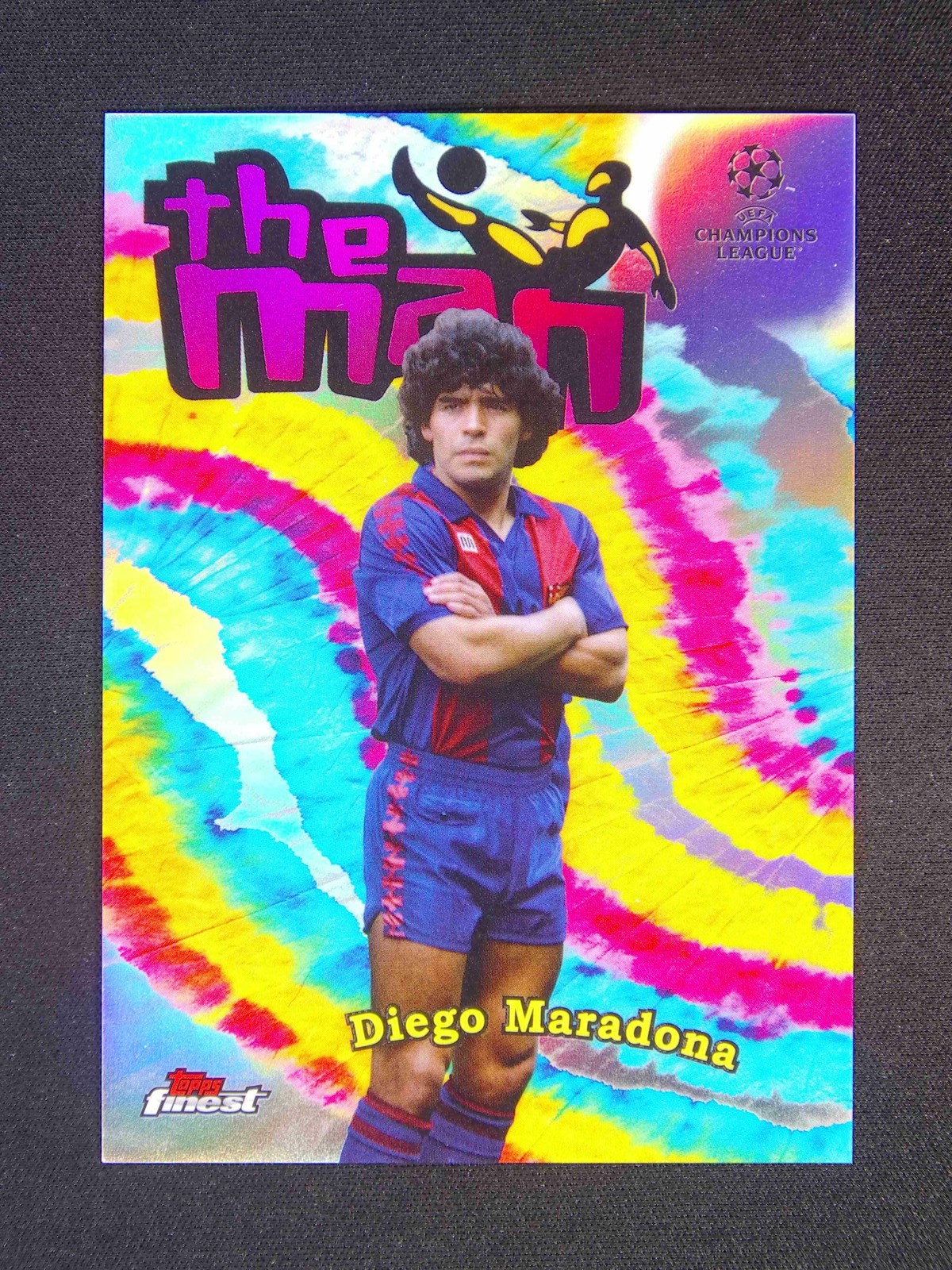 Diego Maradona 2024 Topps Finest UEFA Club Competitions #TM-20 The Man ...