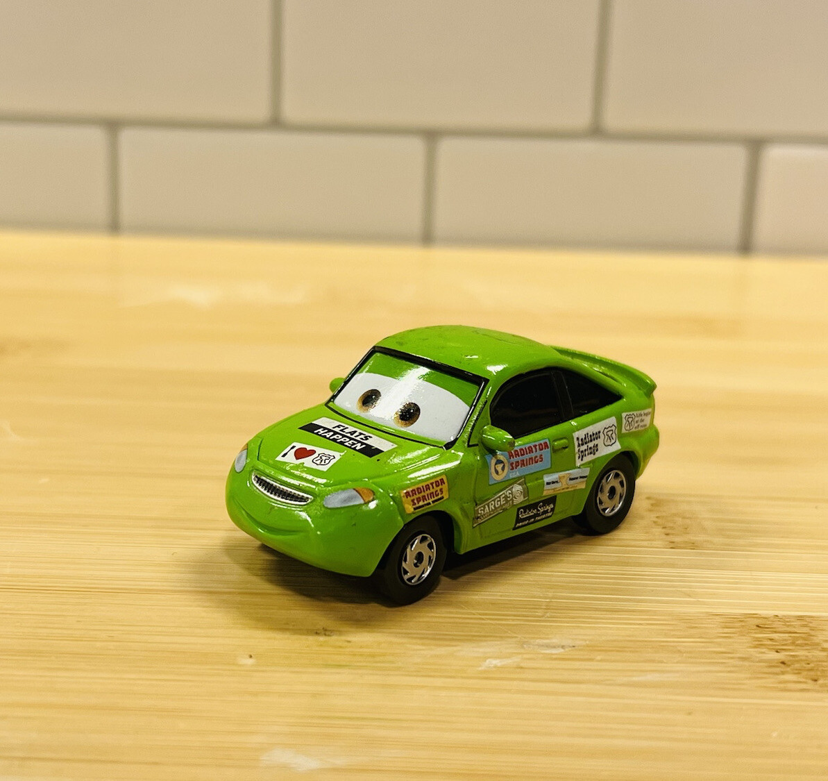 Nick Stickers Radiator Springs Disney Pixar Diecast Metal Cars