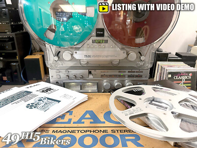TEAC X-2000R Reel to Reel AutoRev Mint w/Cover + Box Serviced + 30-Day ...