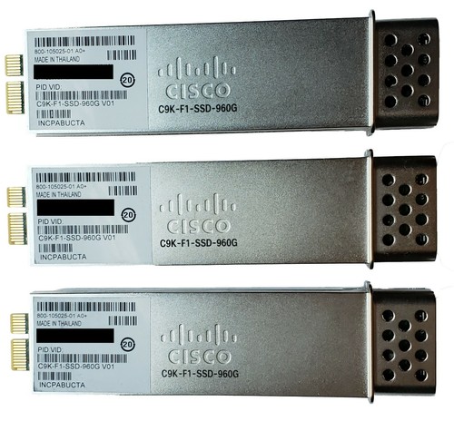 Cisco Pluggable C9K-F1-SSD-960G 960GB Catalyst 9500 Series Internal SSD ...