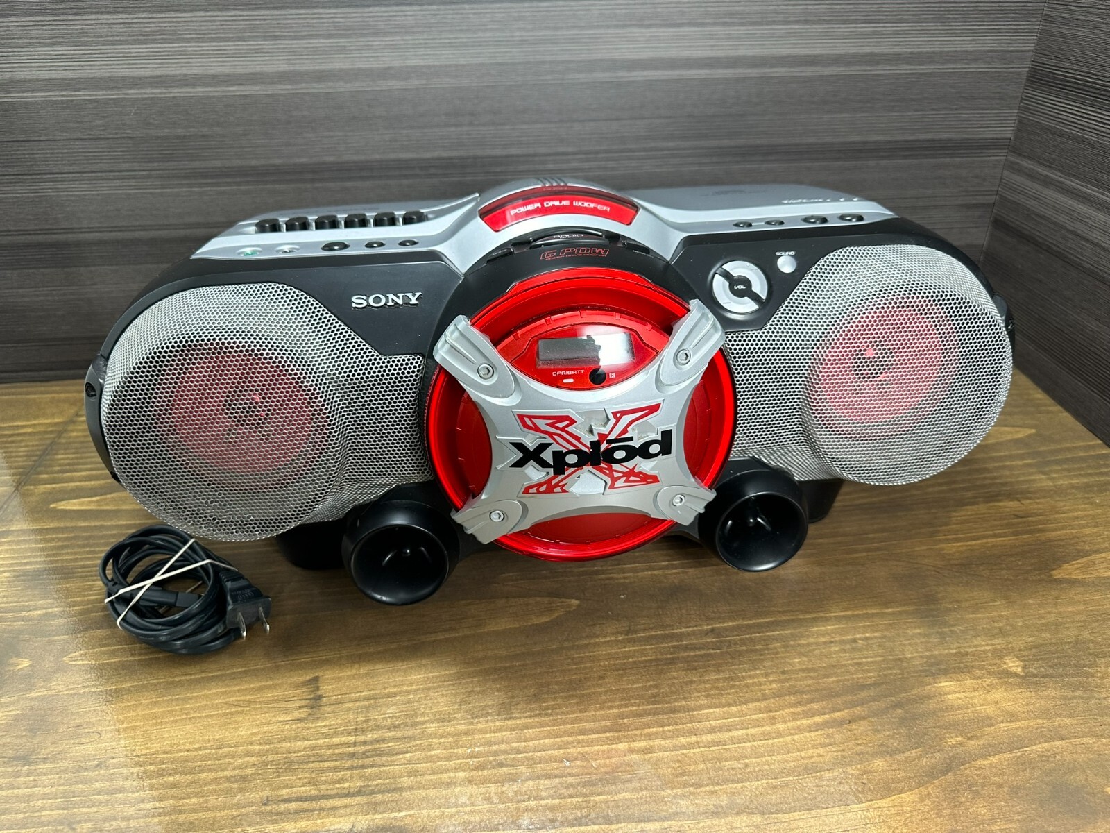 Sony Xplod Boombox CFD-G505 CD Radio Cassette Tape Player Recorder ...