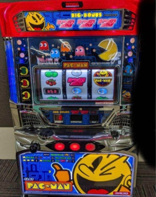 Pacman Namco Pachinko Machine Japanese Slot Pachi-slo Coin Operated ...