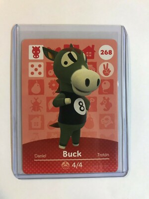 Buck # 268 Animal Crossing Amiibo Card Horizons Series US - NEVER ...
